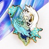 Angel of Ice — Hard Enamel Crystal Pin — Elemental Angels - Etsy