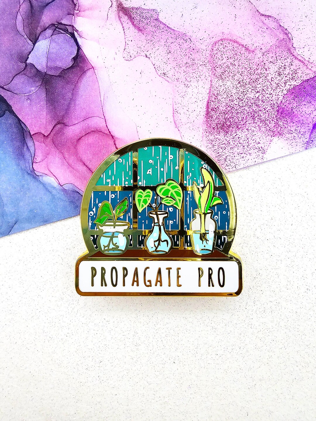 Propagate Pro — Hard Enamel Plant Pin — Plantastic Pals Garden ...