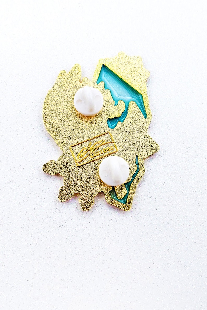 Angel of Ice — Hard Enamel Crystal Pin — Elemental Angels - Etsy