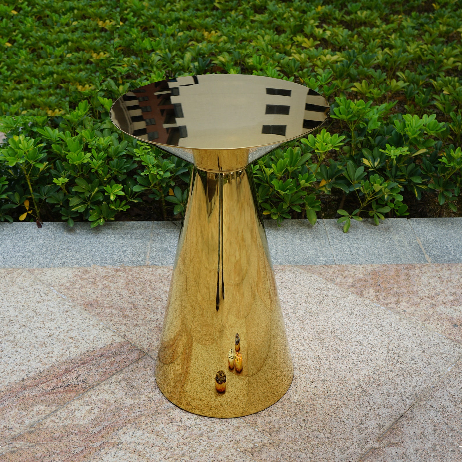 Gold Cocktail Table Bar Table Stand Pedestal Table Events - Etsy