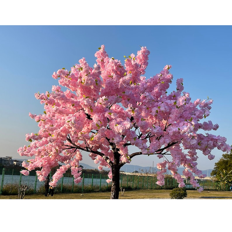 Custom 10ft Lush Cherry Blossom Tree Pink Artificial Tree Large Cherry ...