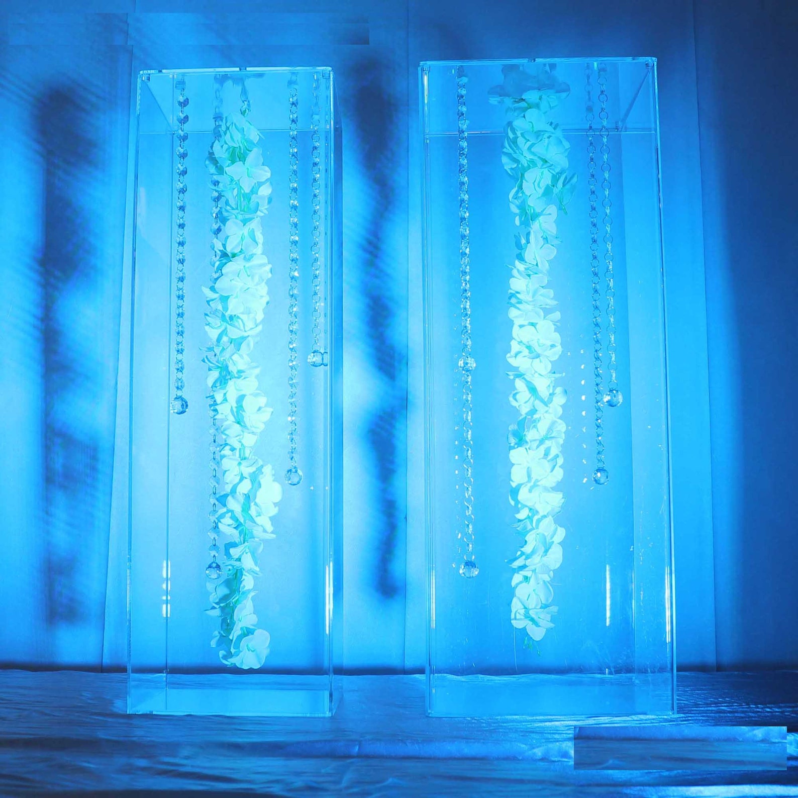 Acrylic Pedestal Stand Square Plinth Table for Wedding Events - Etsy