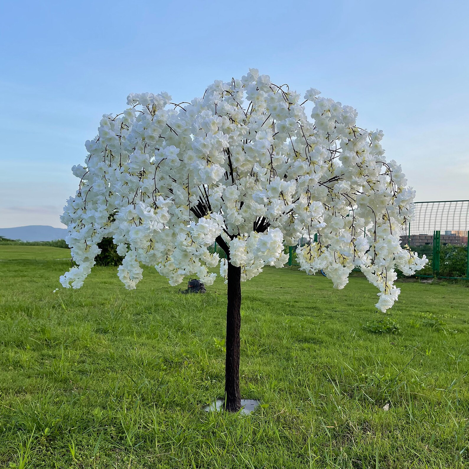Full Lush Detachable Tree White Cherry Blossom Tree Artificial - Etsy
