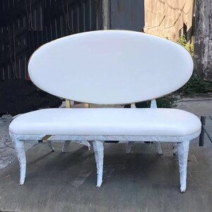 Gold Wedding Couch Bride & Groom Chair Home Sofa Bridal Shower Chair ...