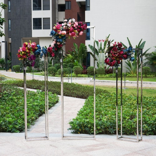 Gold Flower Stand Photo Backdrop Frame for Wedding Party - Etsy