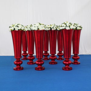 Fiber Glass Vase Wedding Party Events Aisle Decor Bridal Shower Photo ...