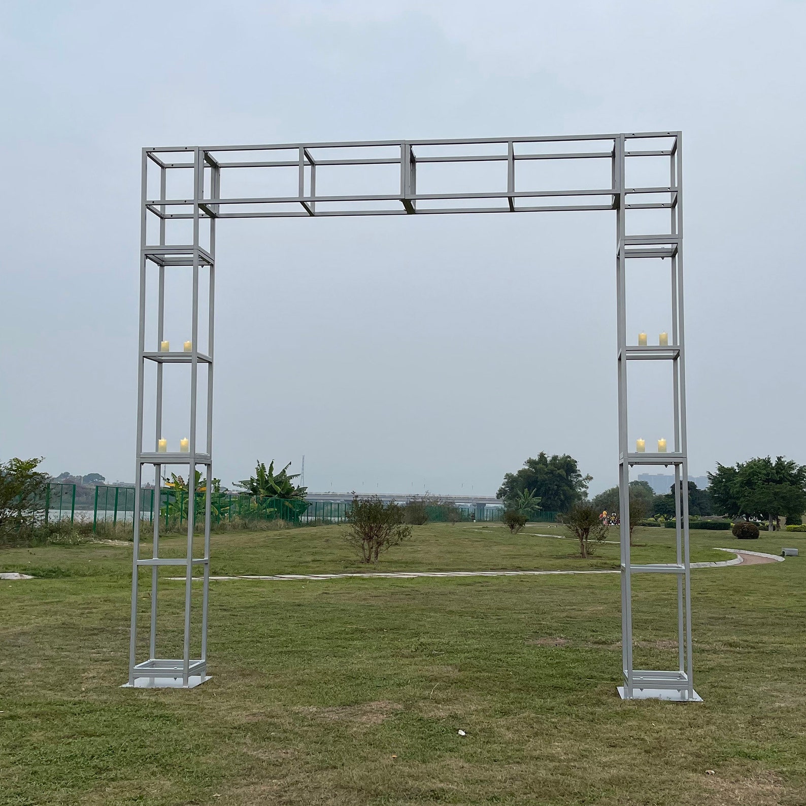 Custom Wedding Arch Photo Backdrop Frame Lighting Stage Truss for ...