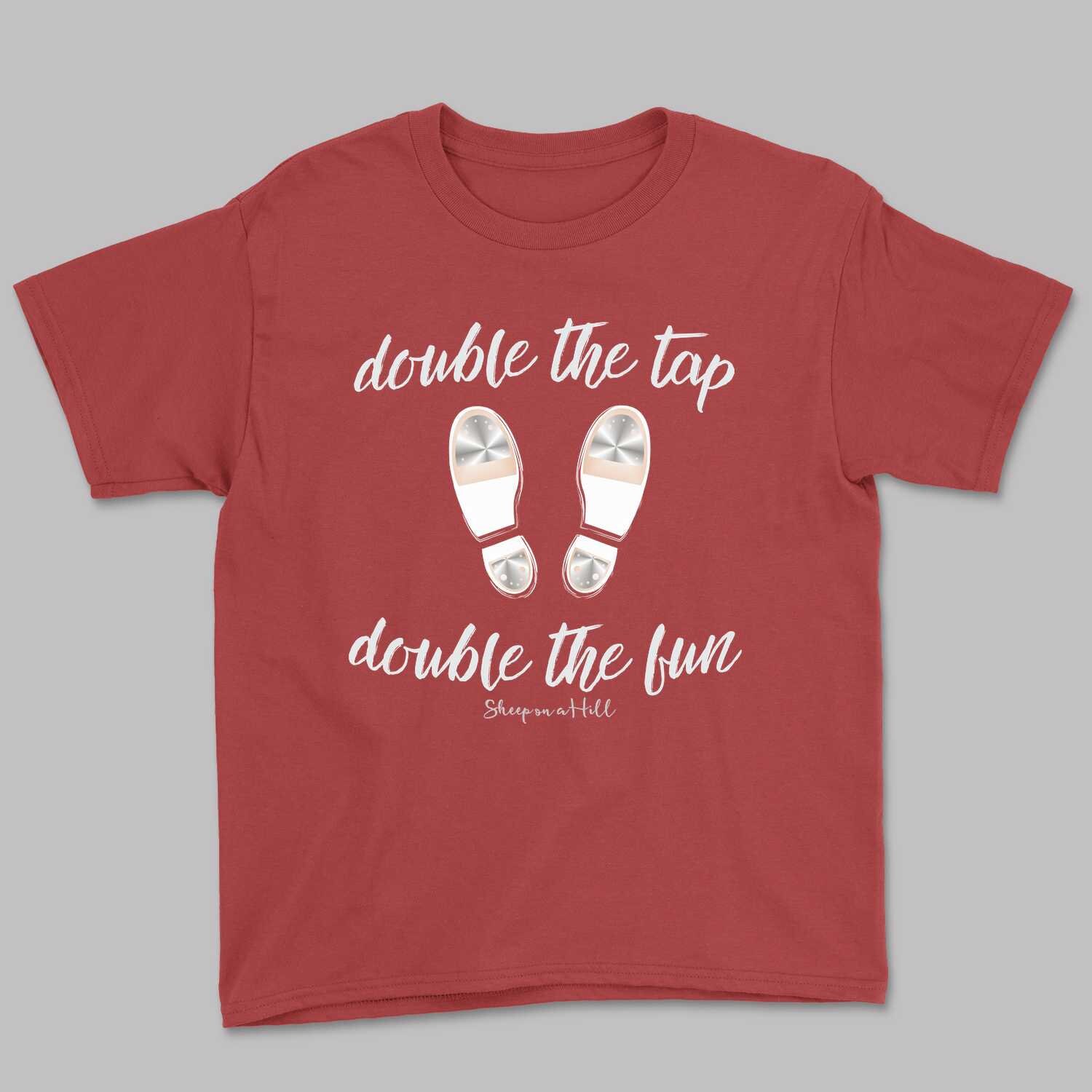 Double the Tap Double the Fun, Youth Clogger T-shirt, Clogging Shirt ...