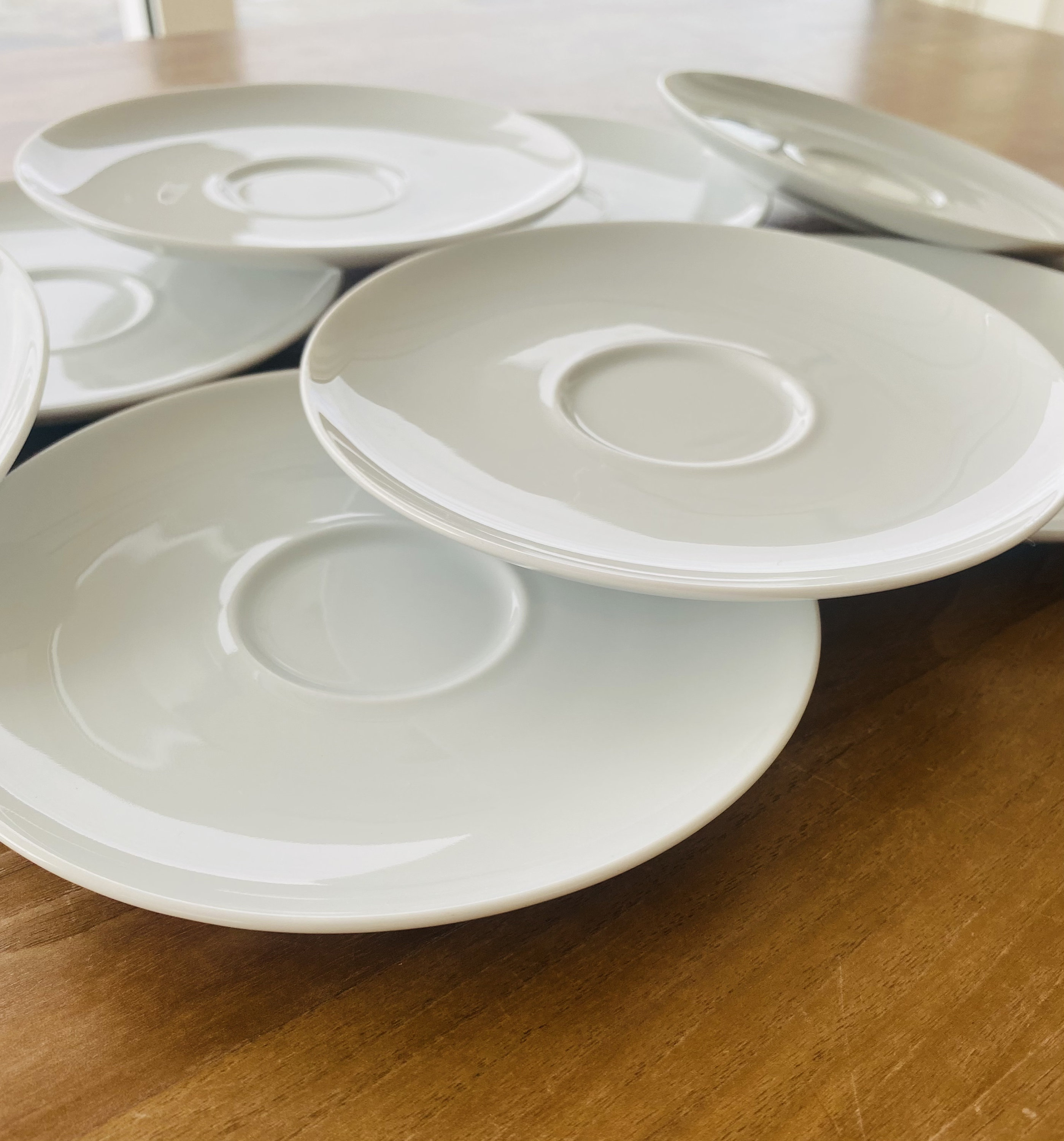 Rosenthal Studio Line TAC White Gropius Saucers.set of Four. - Etsy