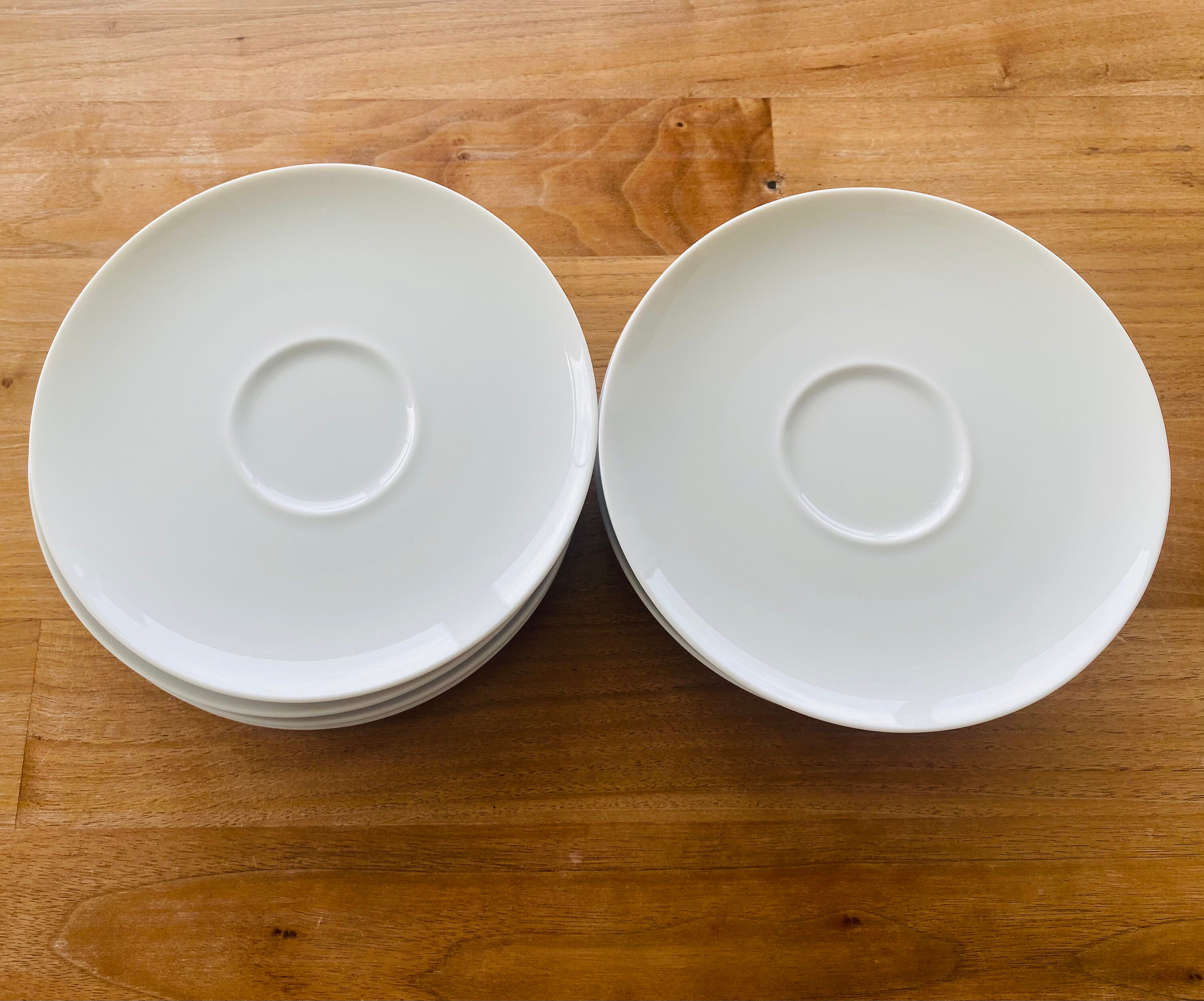 Rosenthal Studio Line TAC White Gropius Saucers.set of Four. - Etsy