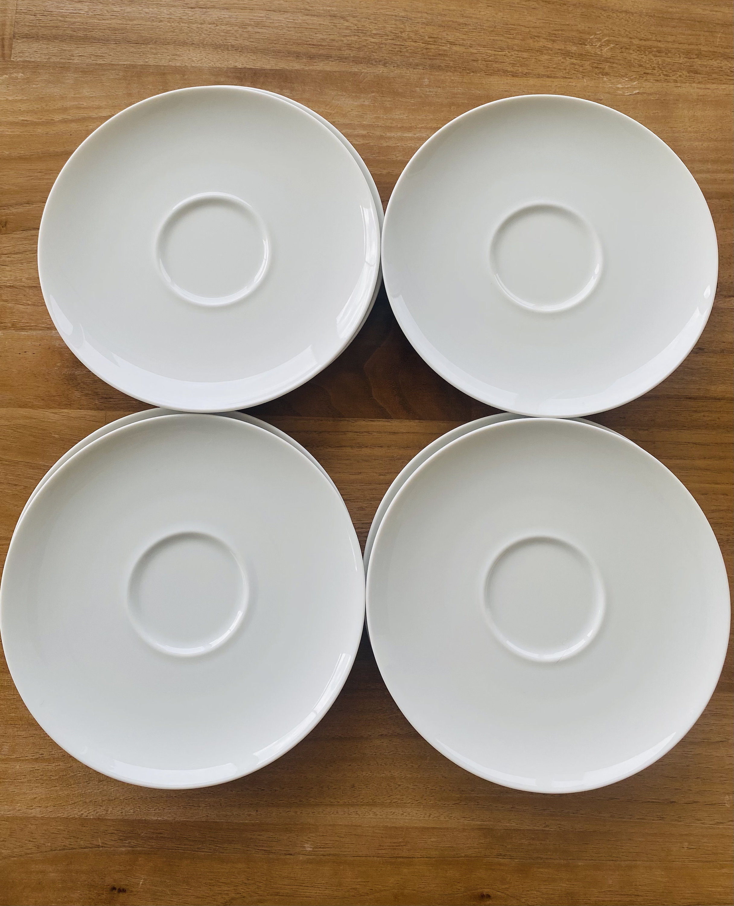 Rosenthal Studio Line TAC White Gropius Saucers.set of Four. - Etsy