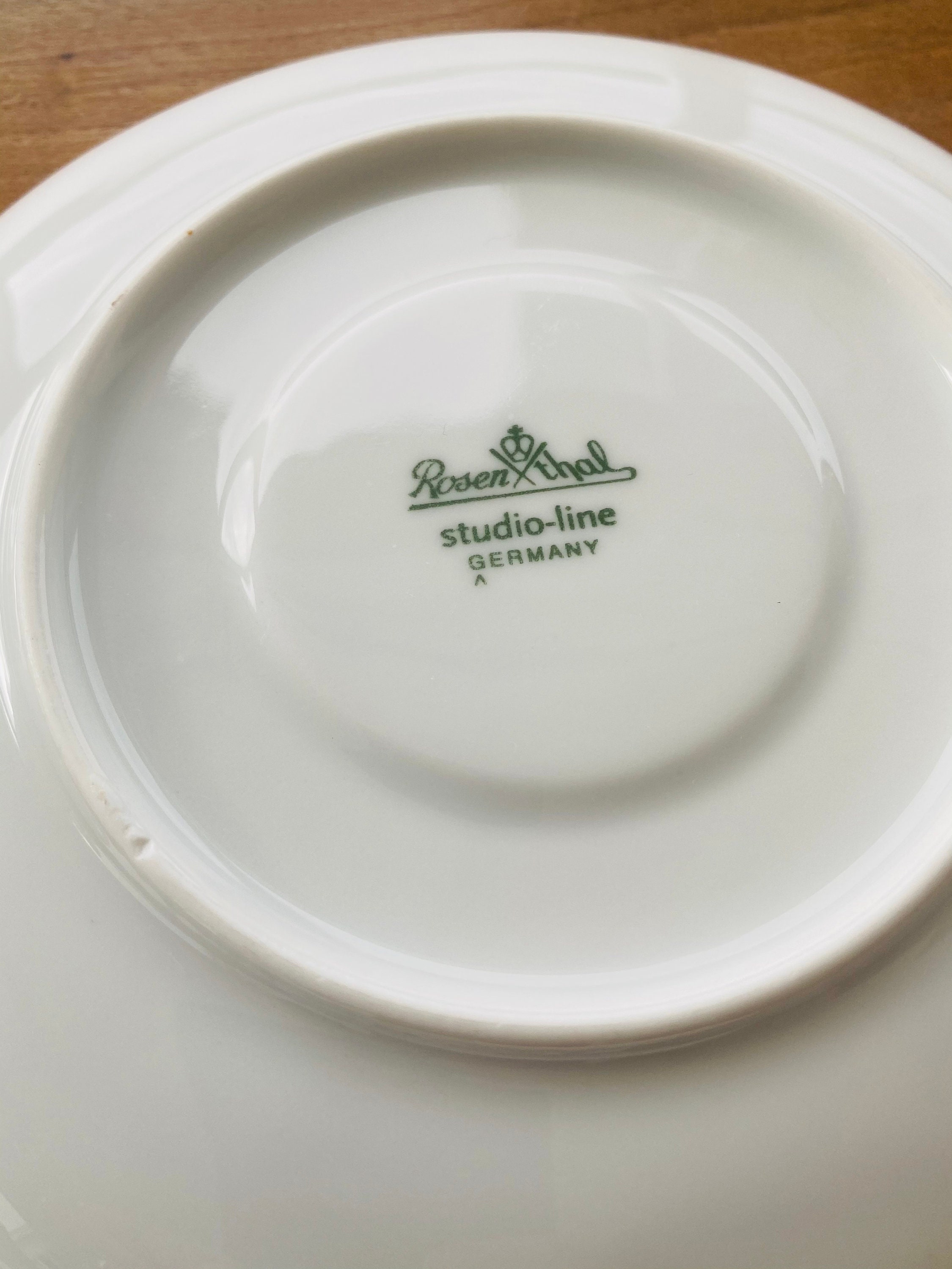 Rosenthal Studio Line TAC White Gropius Saucers.set of Four. - Etsy