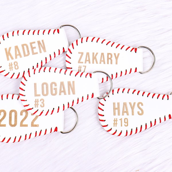 Baseball Keychain - Etsy