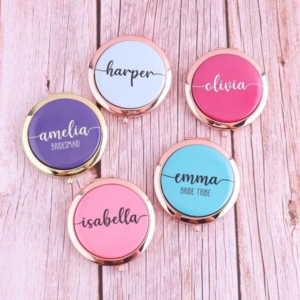 Metal Compact Mirror - Etsy