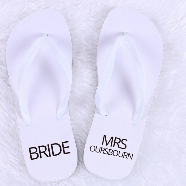 Bridal Flip Flops - Etsy