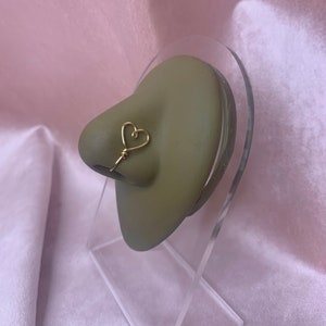 Heart Nose Cuff | Adjustable Nose Cuff No Piercing Necessary | Faux ...