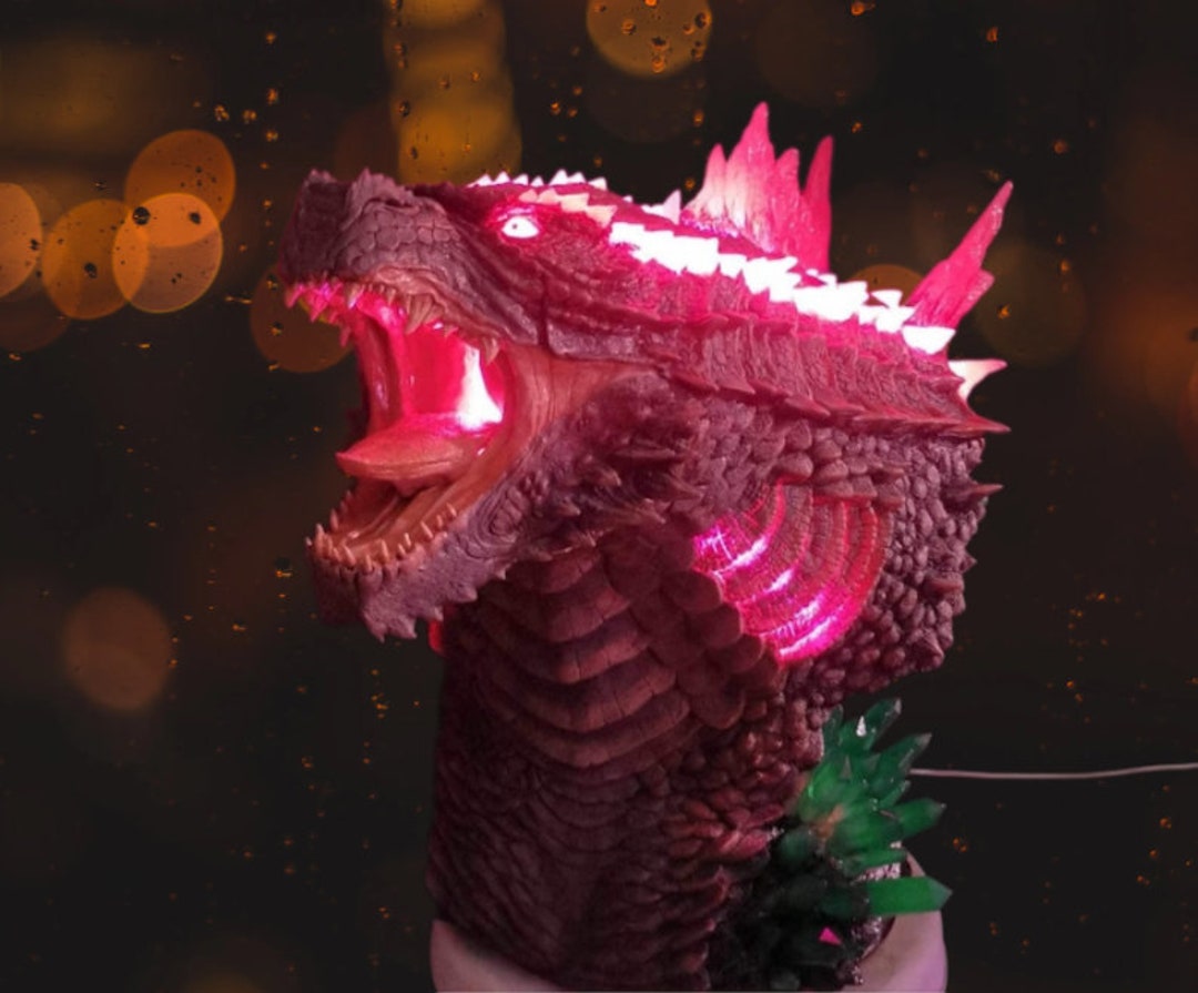 Godzilla Evolved Head Sculpture. Godzilla X Kong the New Empire ...