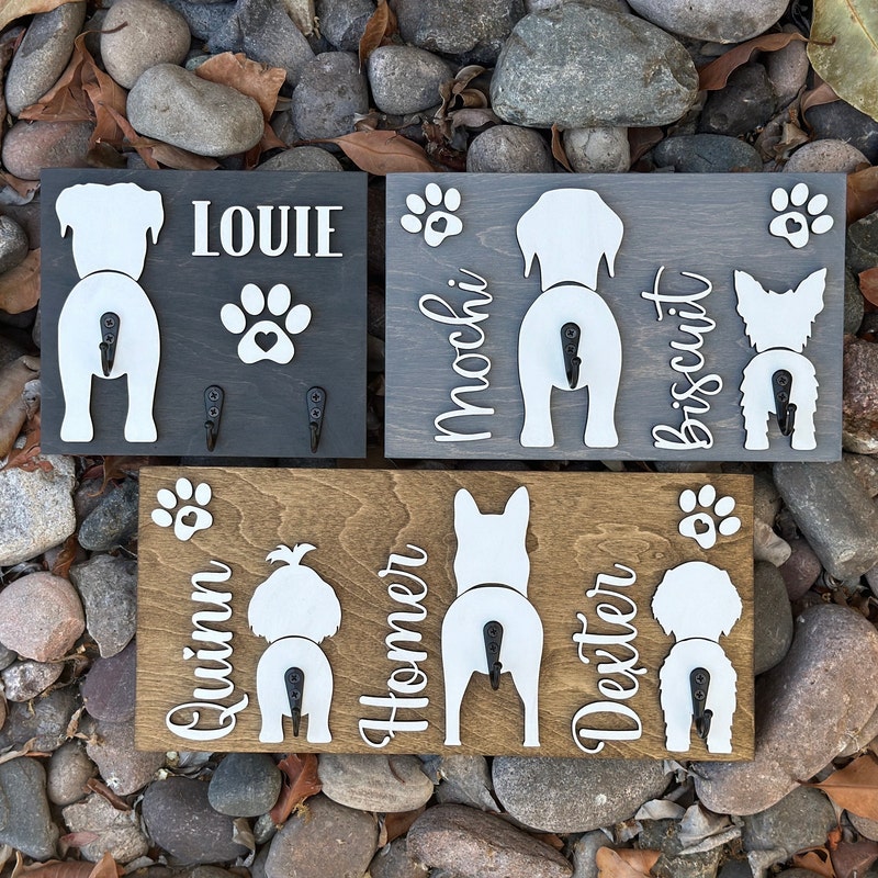 Dog Leash Holder - Etsy