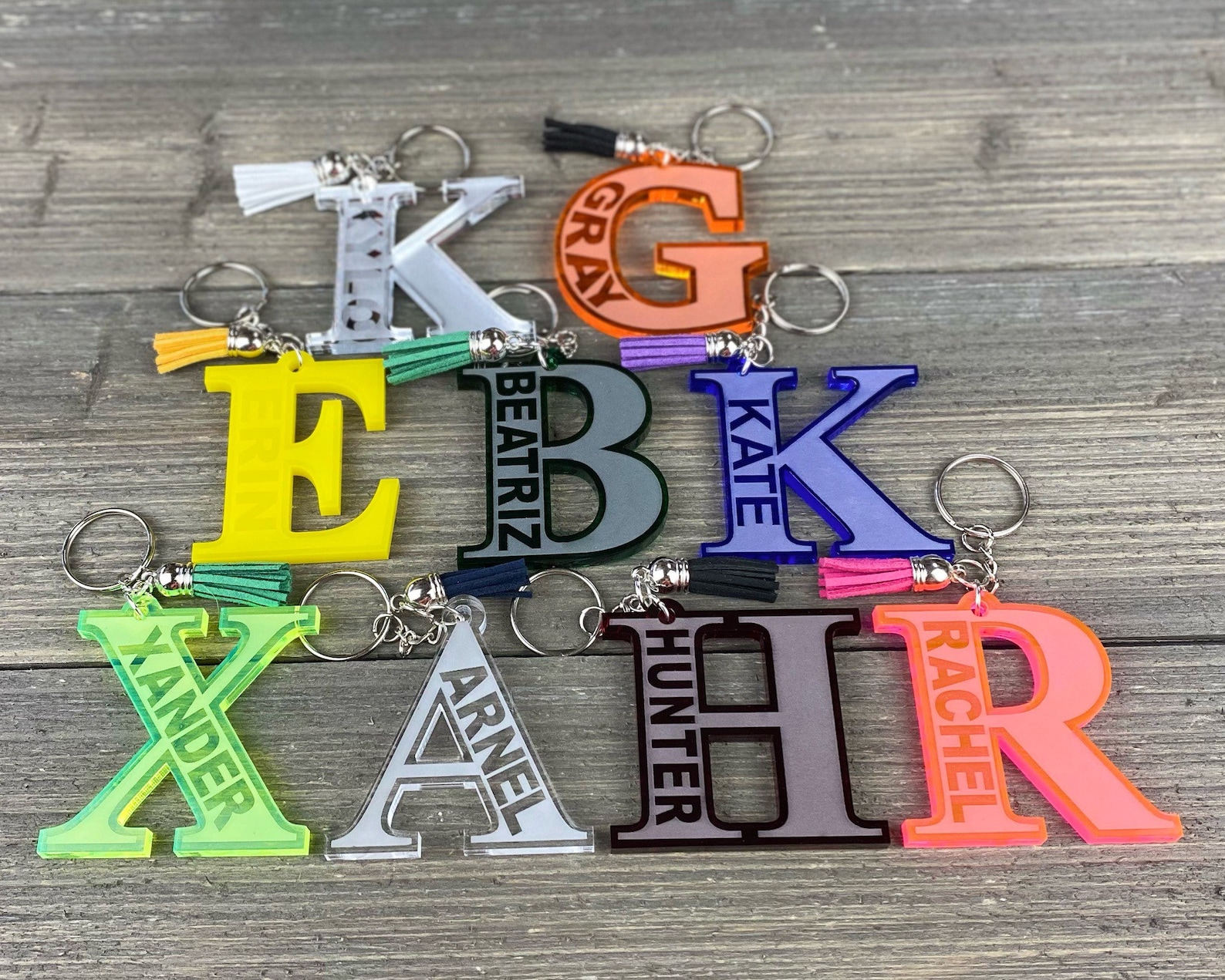 Kids Backpack Tag With Tassel, Personalized Custom Name Tag, Kids ...