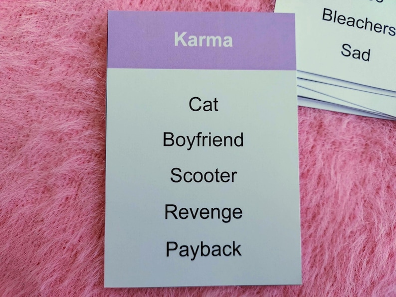 Taylor Swift Taboo Game: Printable (PDF Download) - Etsy