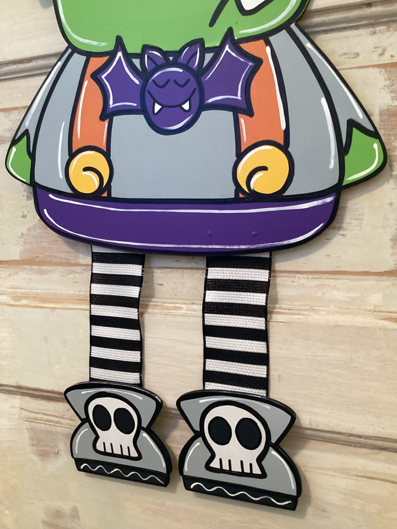 Frankenstein With Ribbon Legs - Etsy