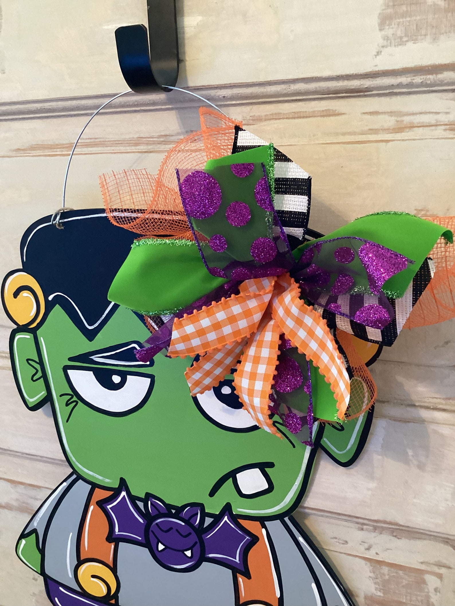 Frankenstein With Ribbon Legs - Etsy