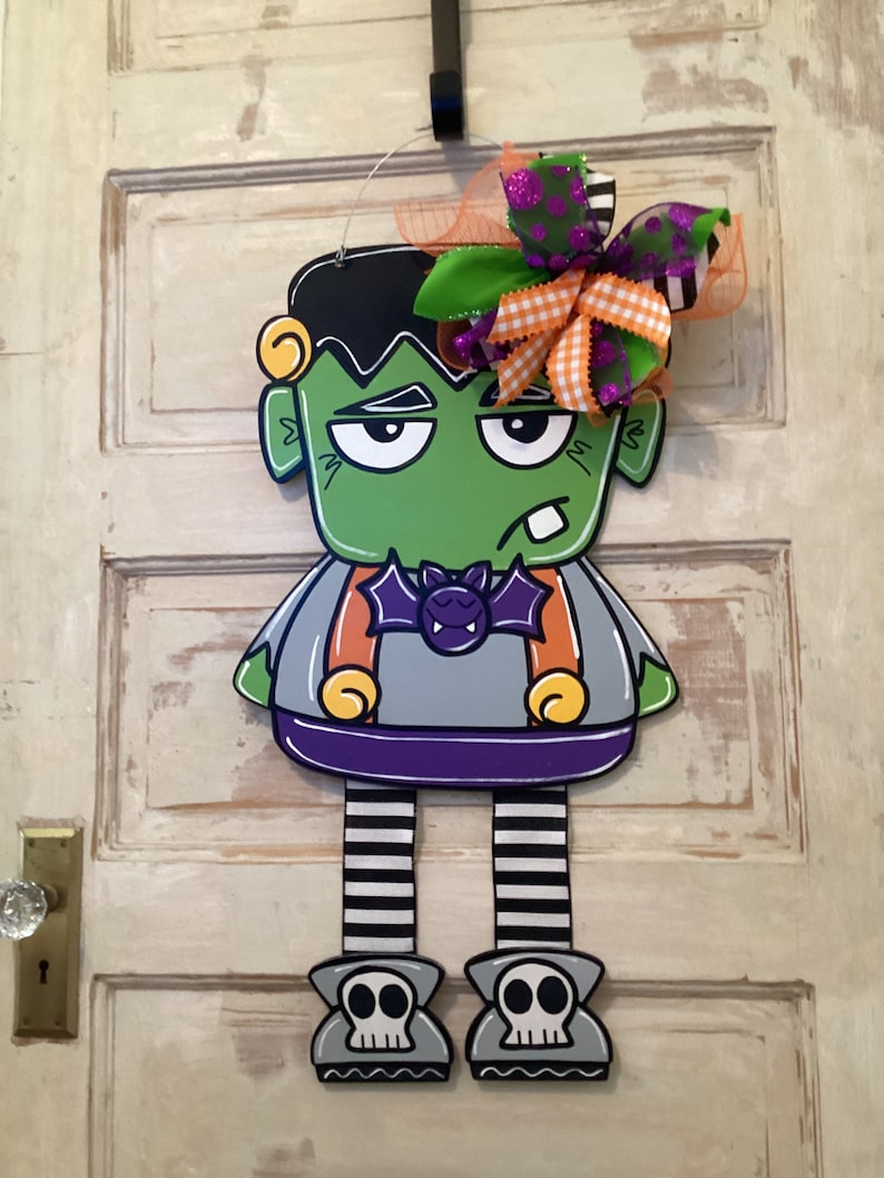 Frankenstein With Ribbon Legs - Etsy
