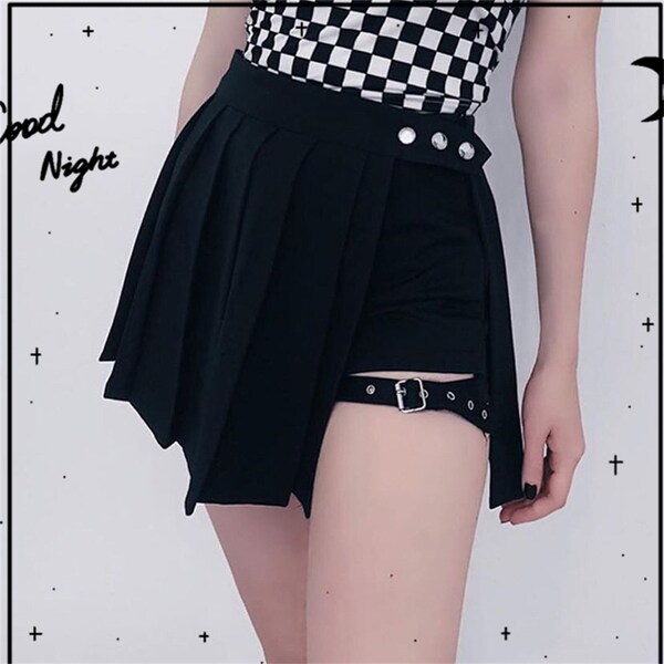 Pastel Goth Skirt Etsy