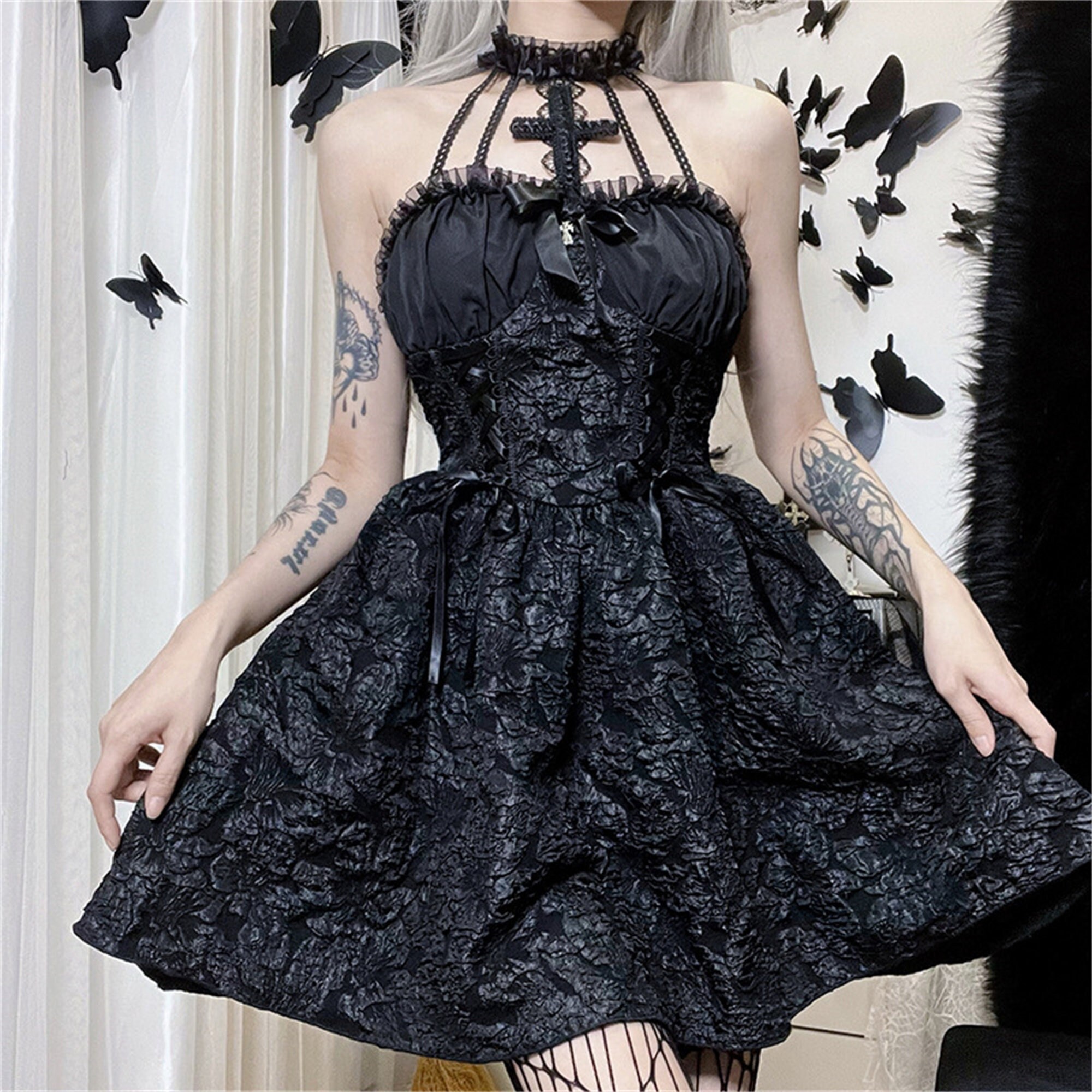 Short Gothic Homecoming Dresses