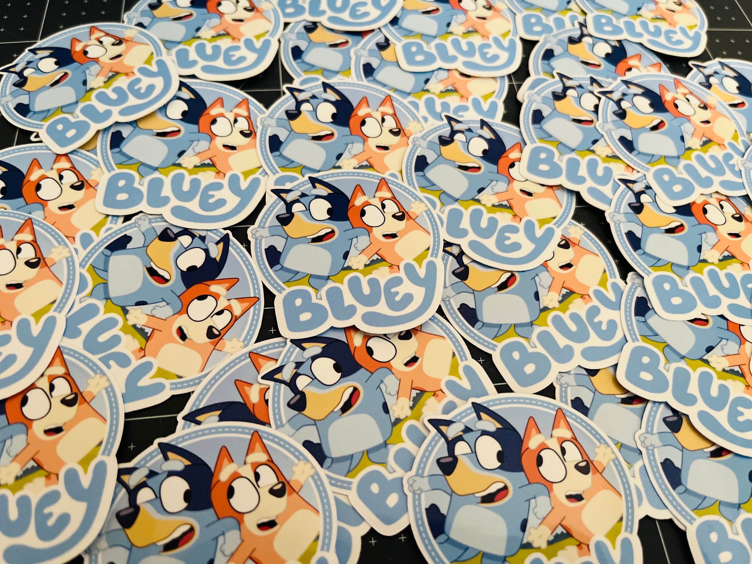 Bluey Stickers | Birthday Stickers | Bluey and Bingo | Handmade ...