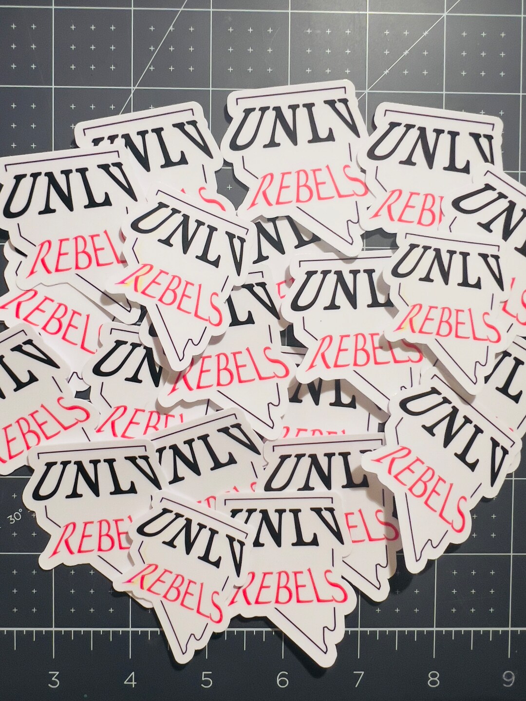 UNLV Mini Stickers - Etsy