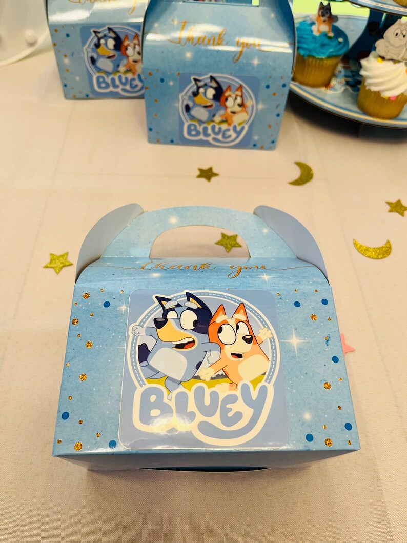 Bluey Treat Boxes | Birthday | Treat Bags | Birthday Treat Boxes | Gift ...