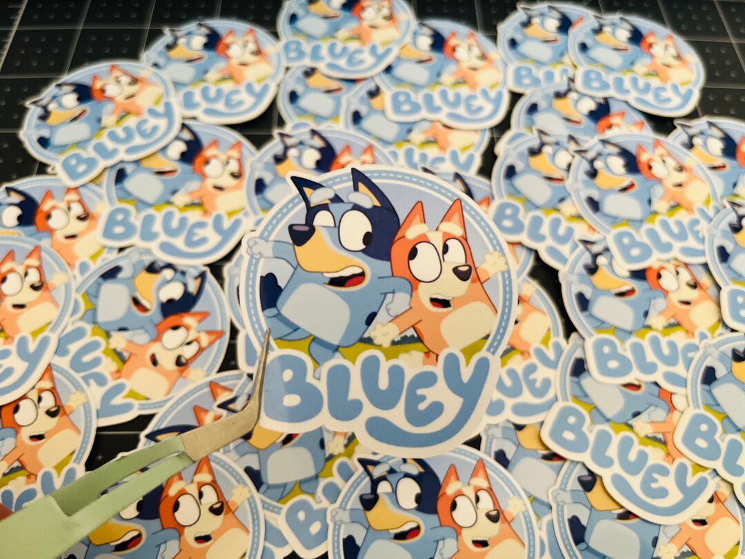 Bluey Stickers | Birthday Stickers | Bluey and Bingo | Handmade ...
