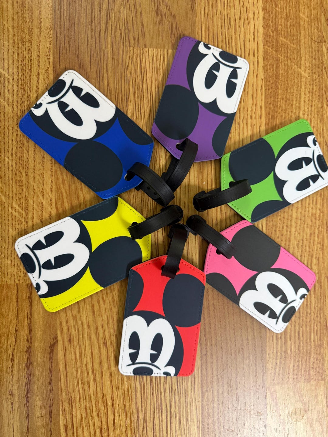 Disney's Mickey Mouse Luggage Tag Assorted Colors - Etsy
