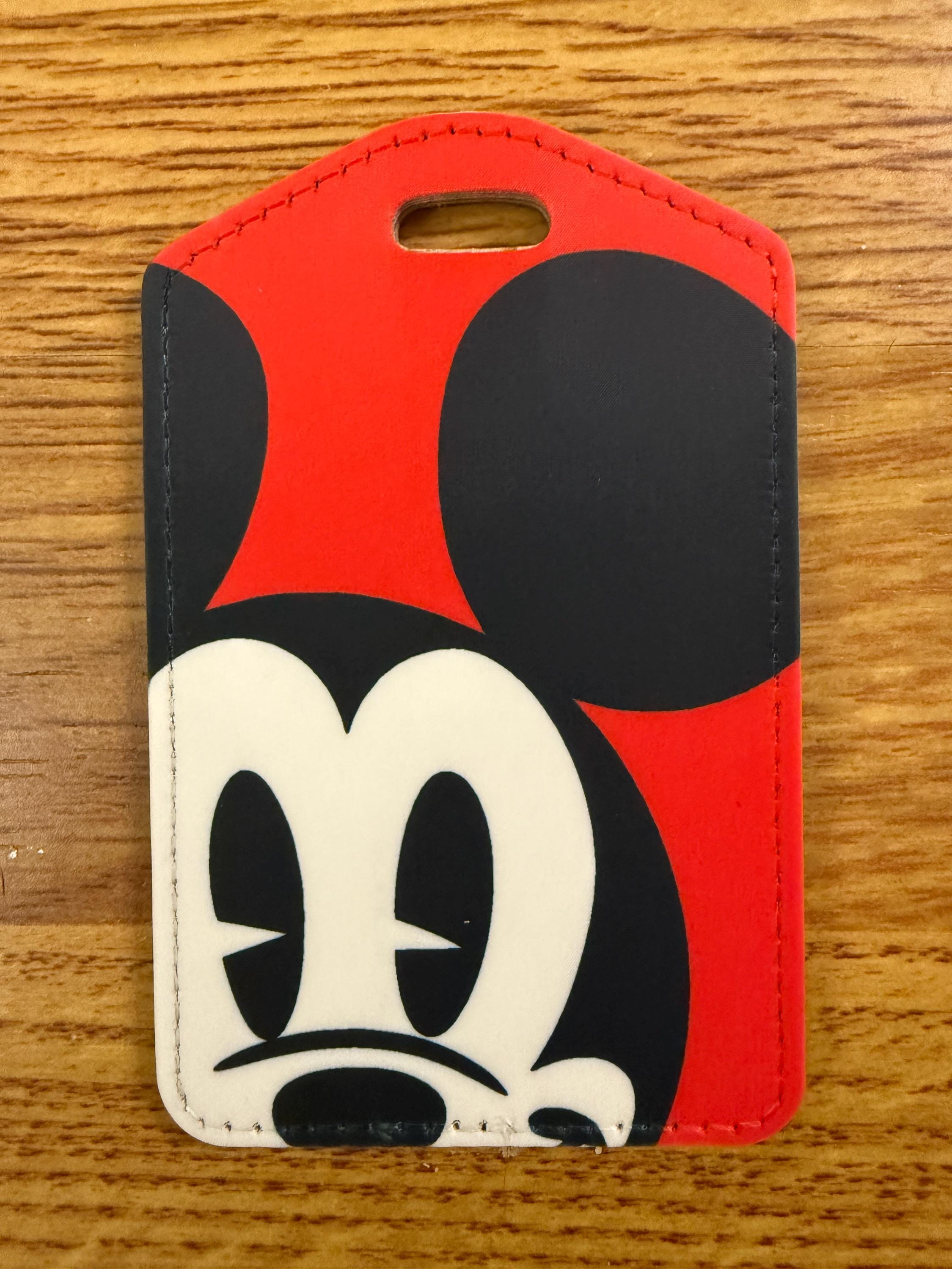 Disney's Mickey Mouse Luggage Tag Assorted Colors - Etsy