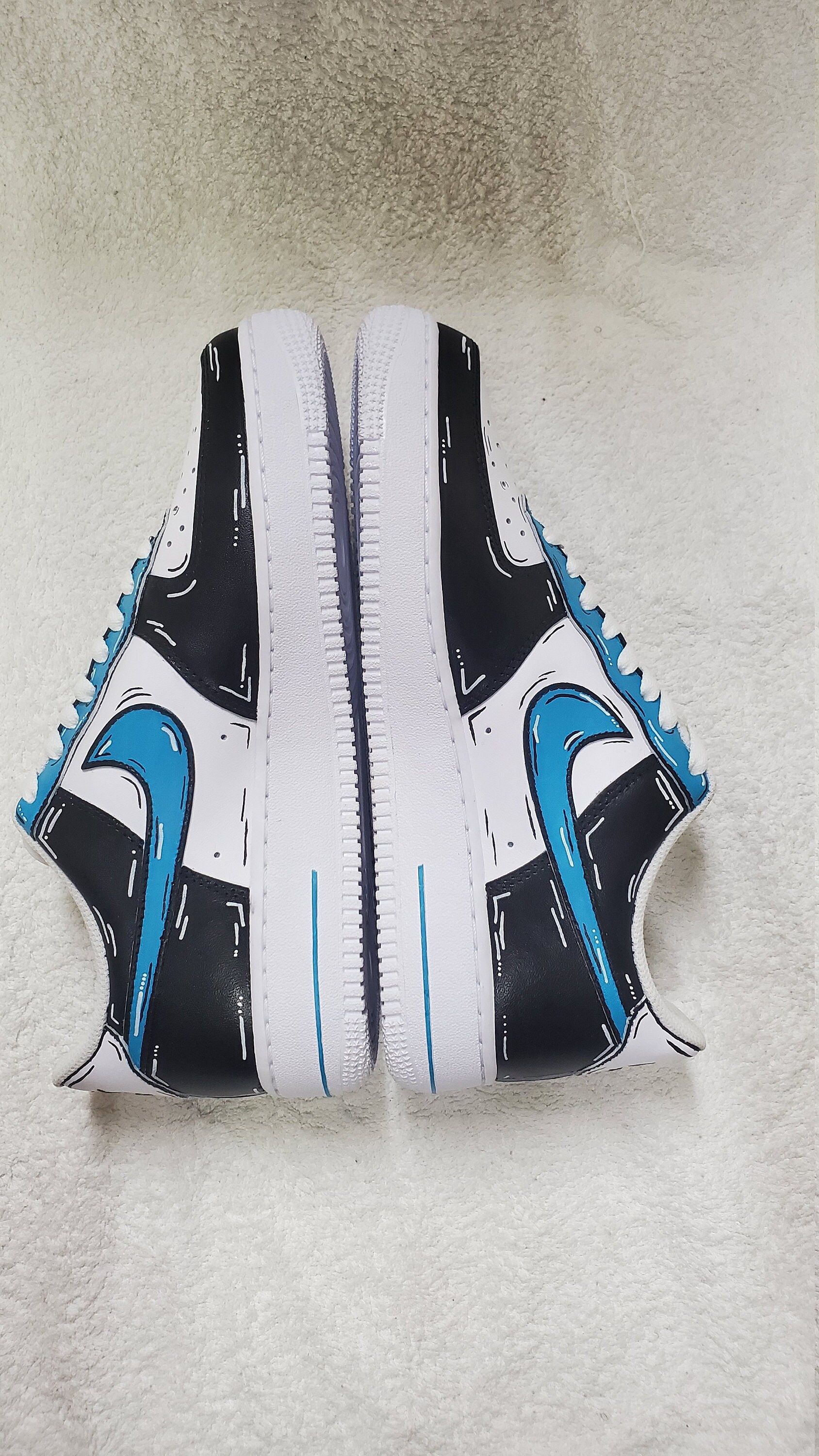 Cartoon Custom Air Force 1s - Etsy