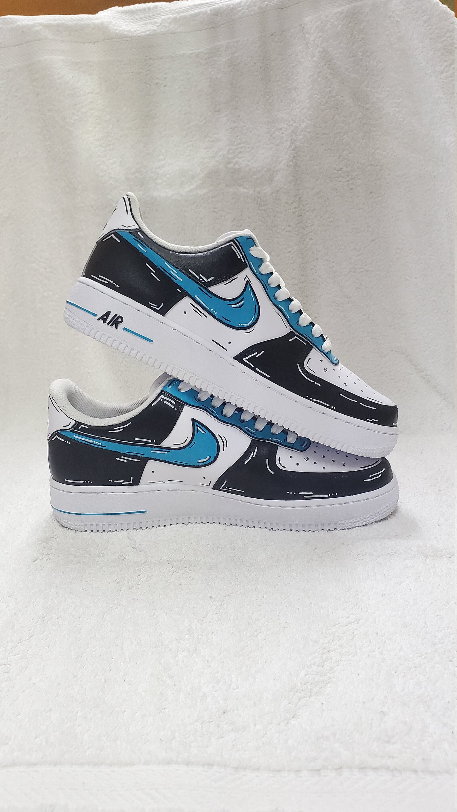 Cartoon Custom Air Force 1s - Etsy