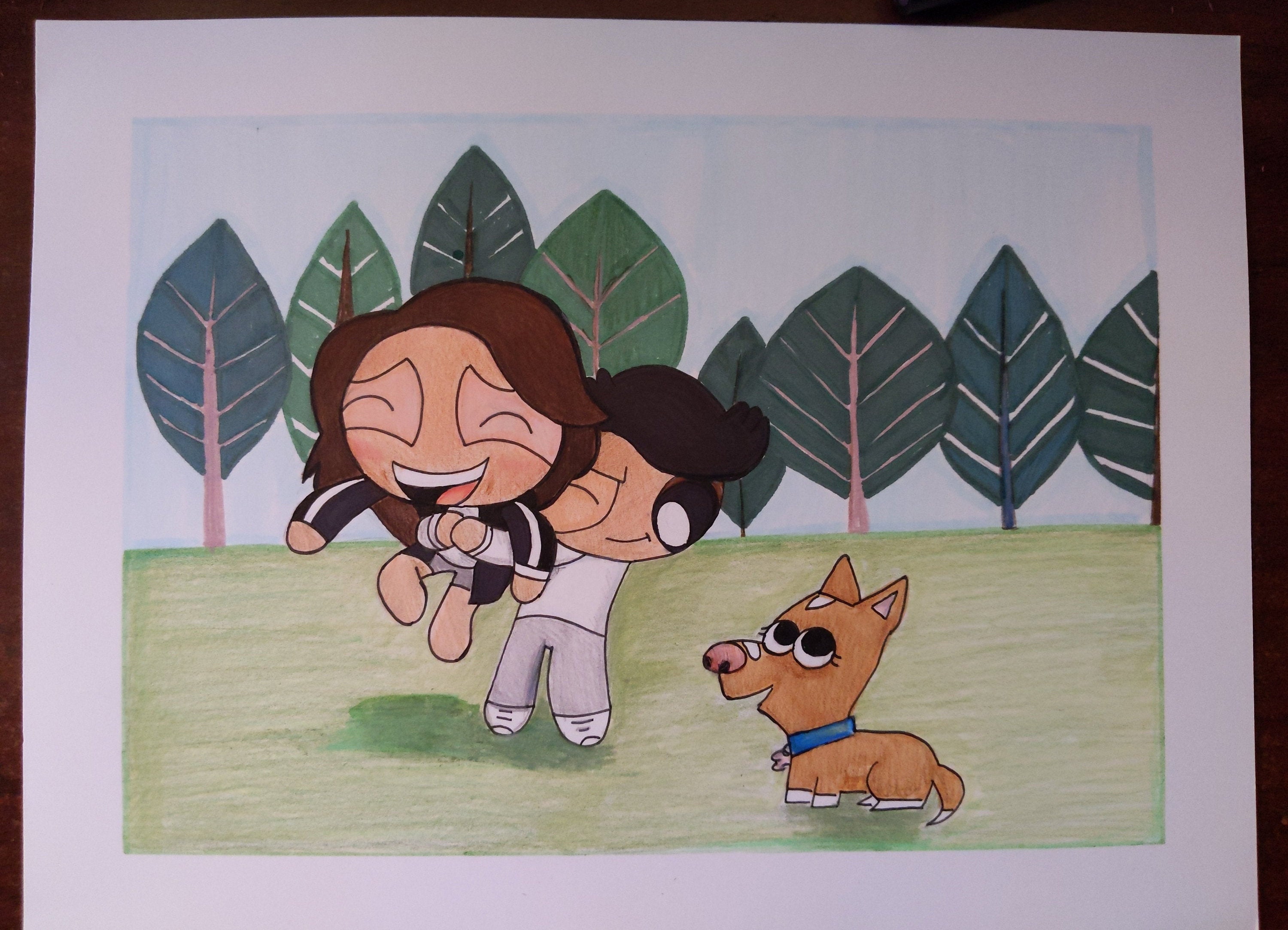 Custom Powerpuff Girls Drawing - Etsy