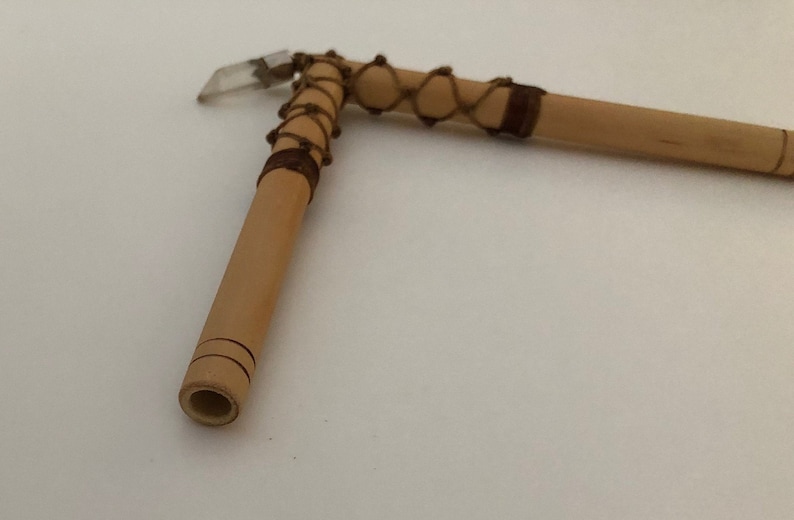 Bamboo Tepi Hapé Rapé Pipe. Ceremonial Pipe. Shamanic Snuff Pipe. - Etsy