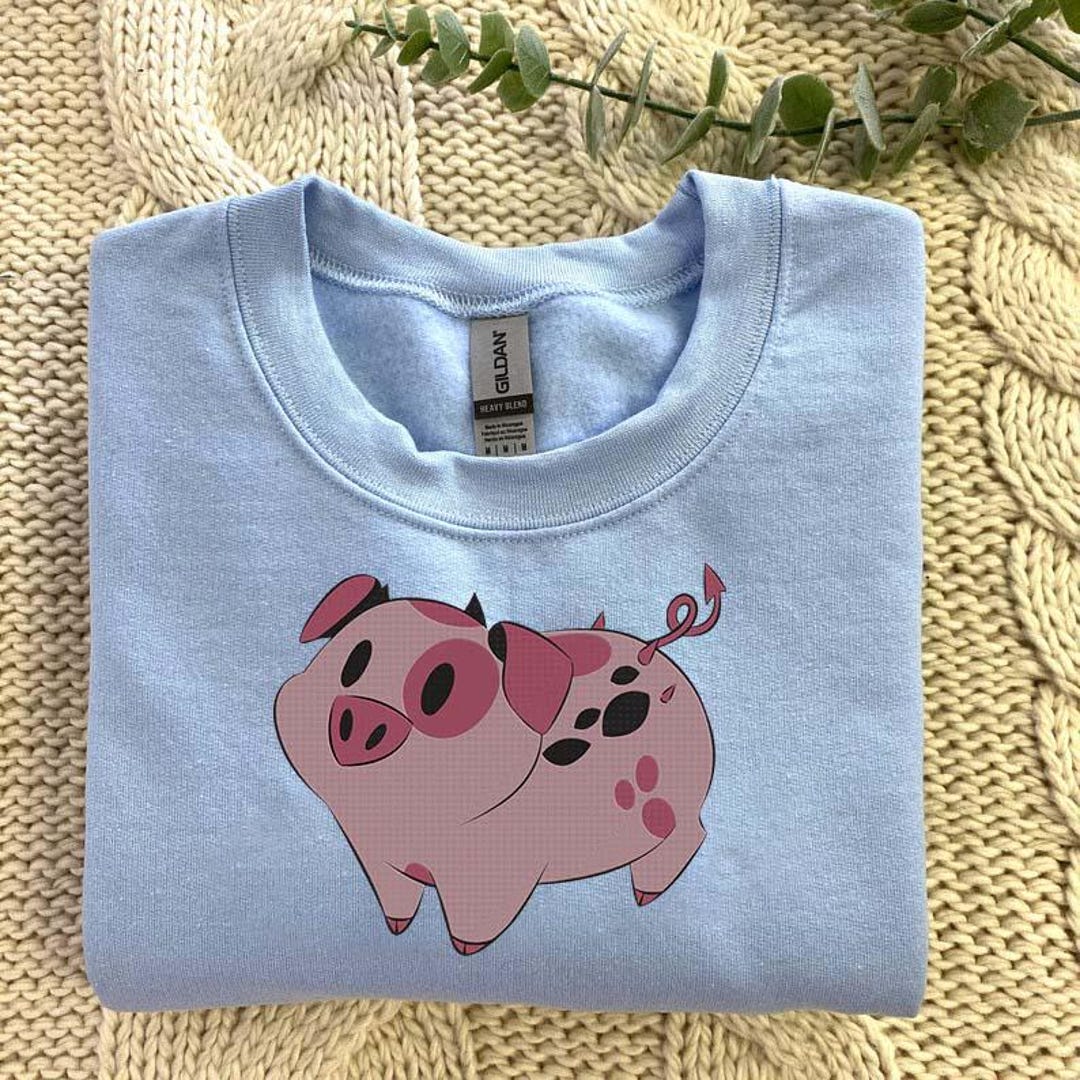 Fat Nugget Helluva Boss Embroided Sweatshirt, Angel Dust's Pet Fat ...