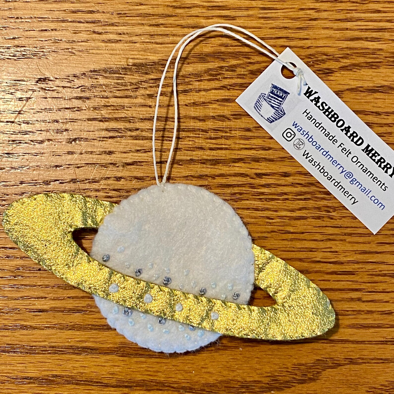 Felt Saturn Planet Christmas Tree Ornament - Etsy