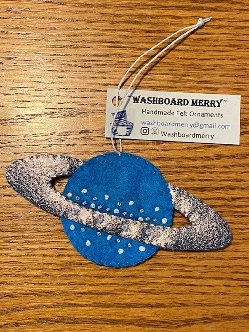 Felt Saturn Planet Christmas Tree Ornament - Etsy