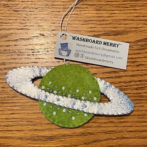 Felt Saturn Planet Christmas Tree Ornament - Etsy