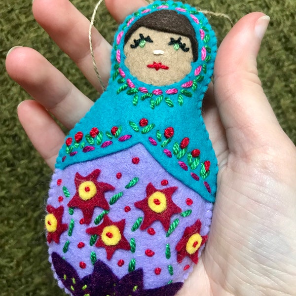 Felt Russian Doll - Etsy