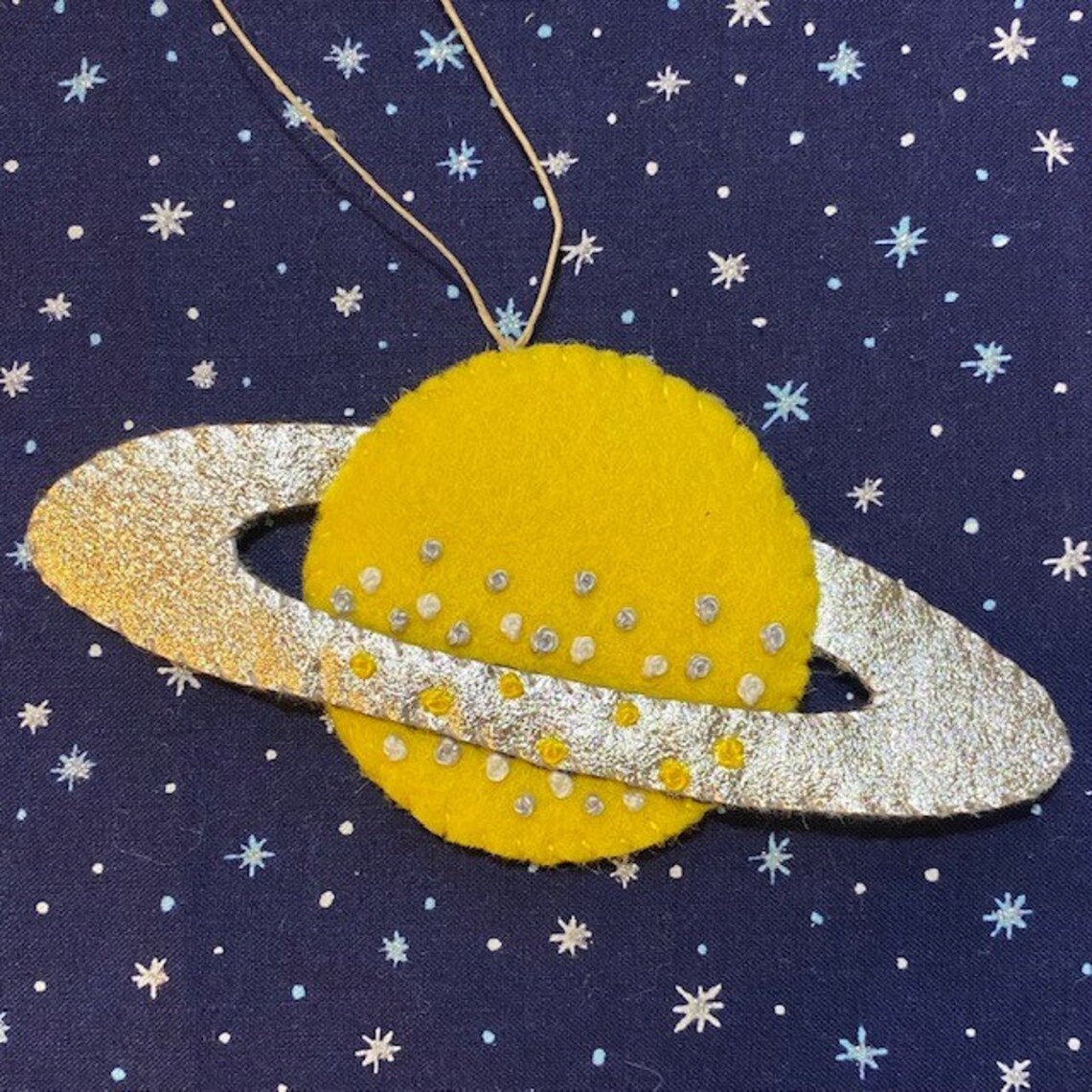 Felt Saturn Planet Christmas Tree Ornament - Etsy