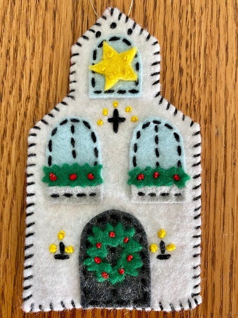 Old North Church Felt Ornament - Etsy