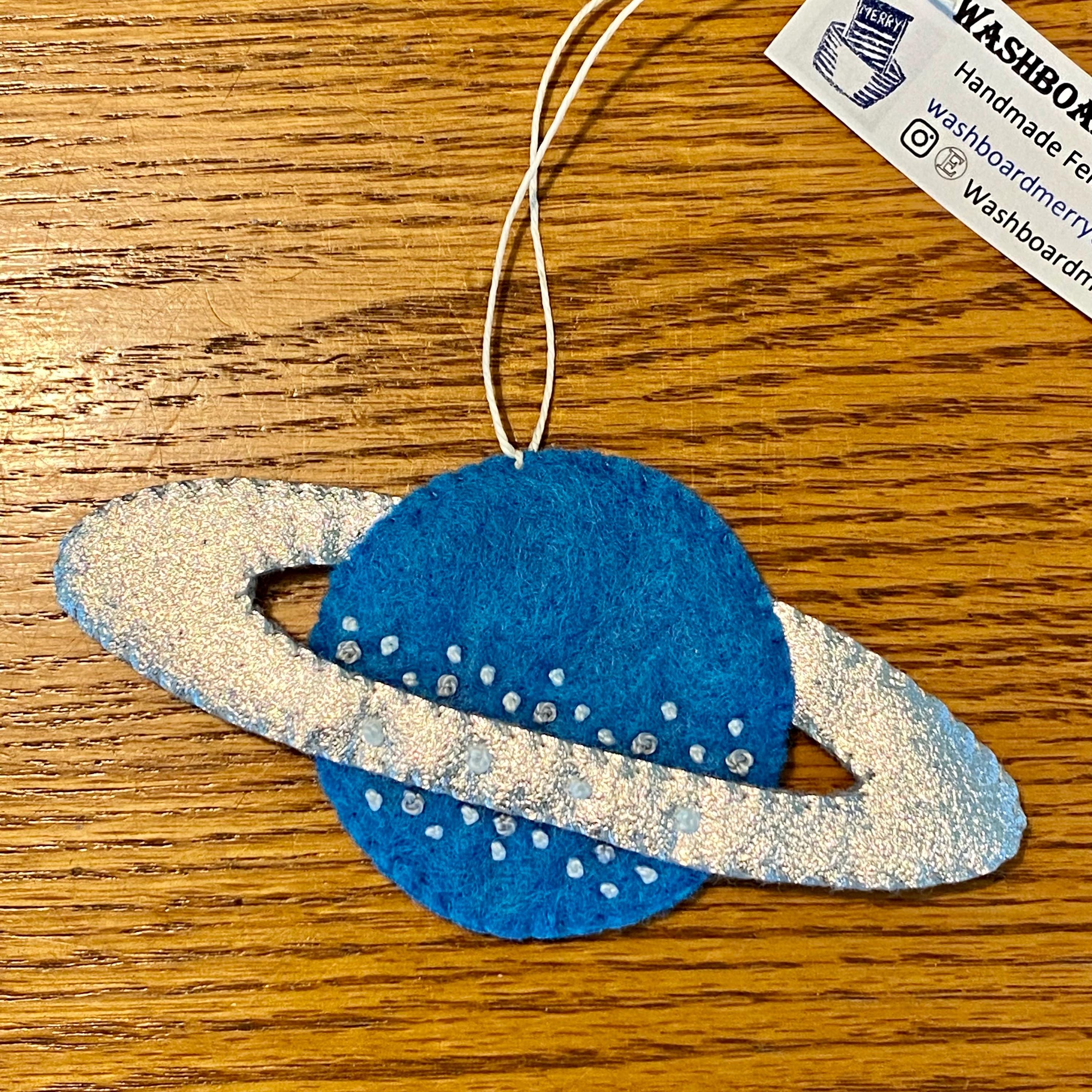 Felt Saturn Planet Christmas Tree Ornament - Etsy
