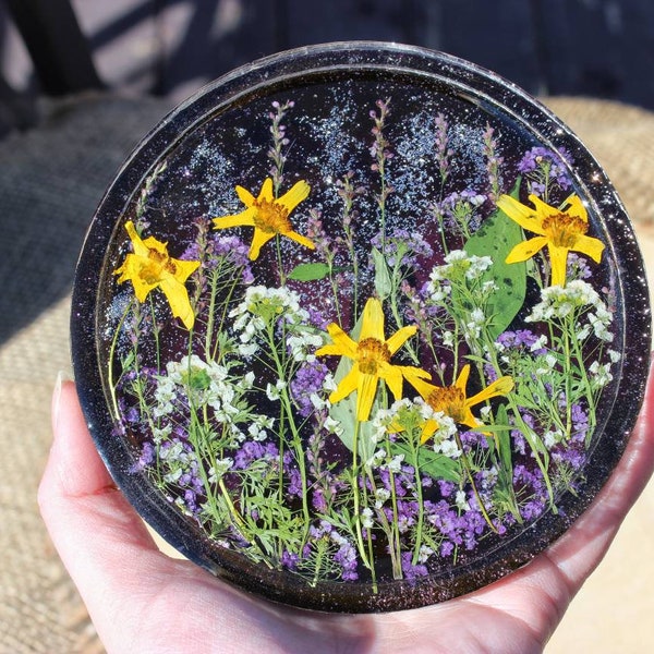 Floral Trinket Dish - Etsy