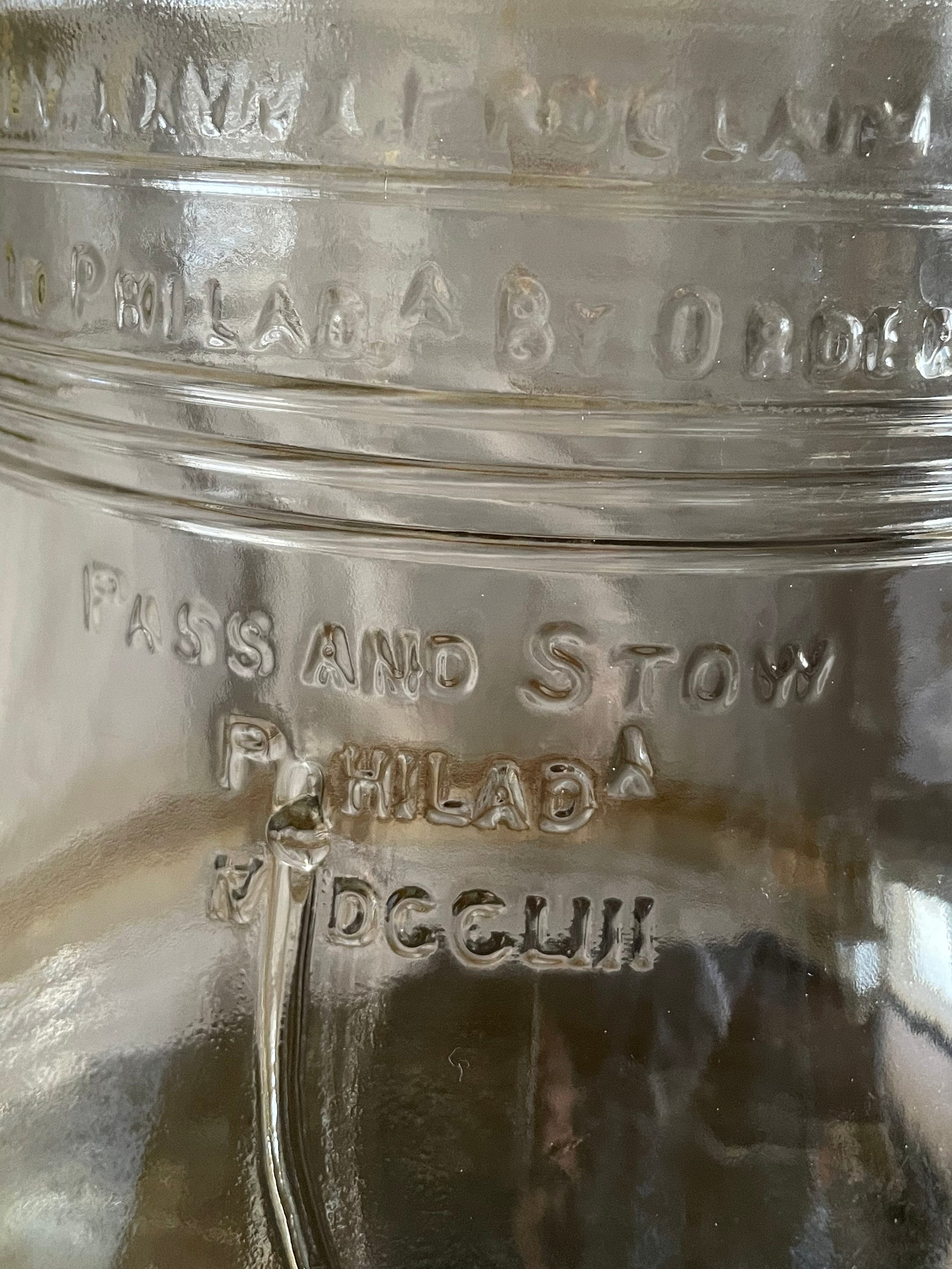 Bicentennial Glass Liberty Bell Storage Jar - Etsy