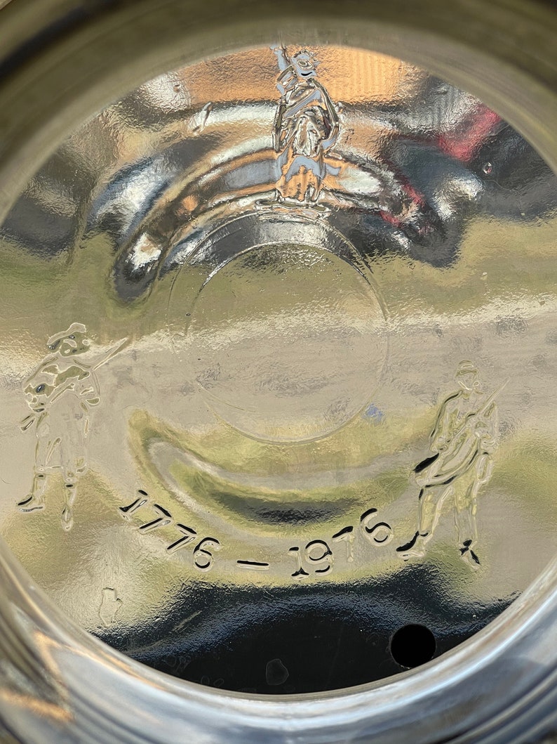 Bicentennial Glass Liberty Bell Storage Jar - Etsy